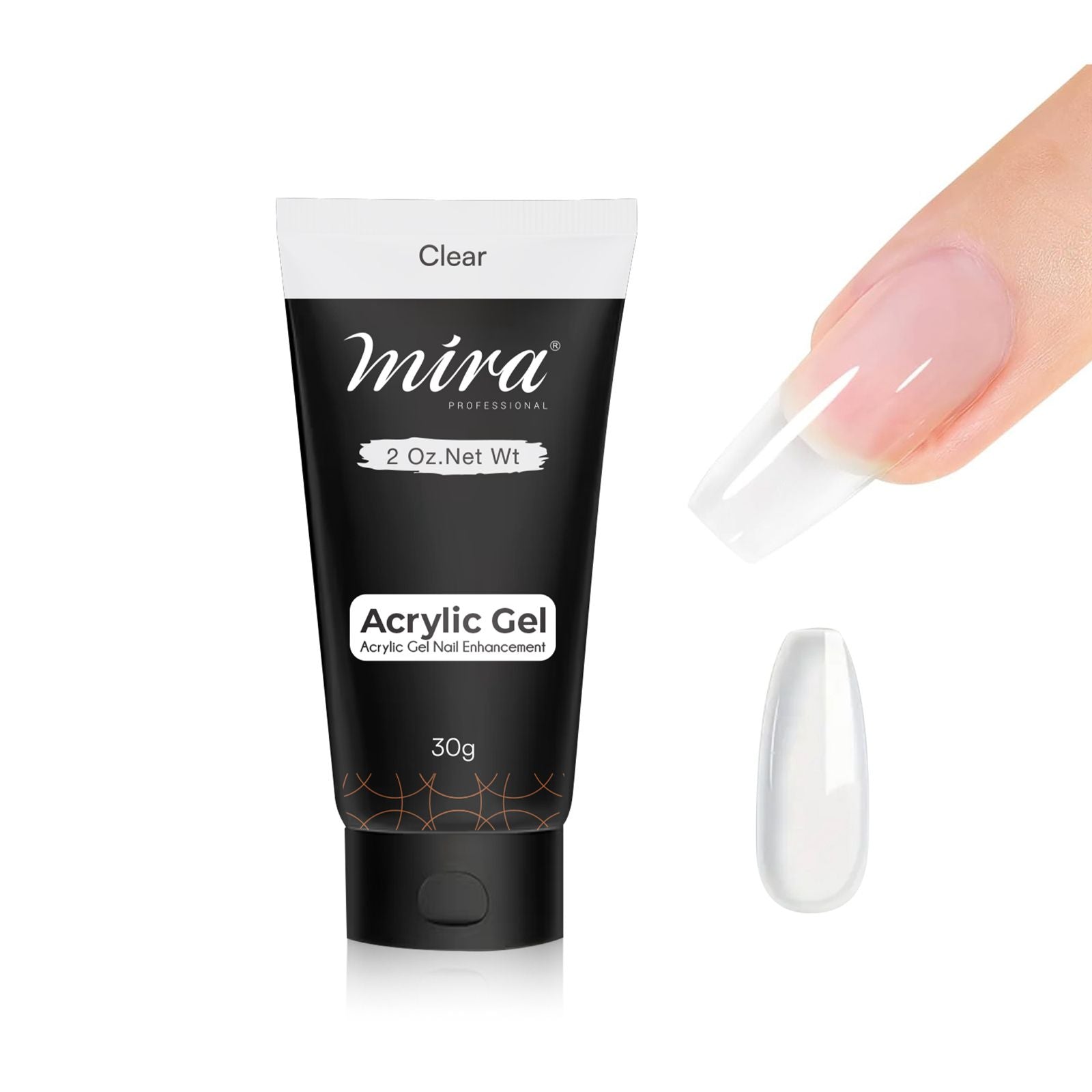 Mira Professional Acrylic Gel Nail Enhancement Extension Builder Clear ...