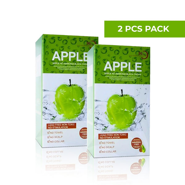 96H Apple Hair and Beard Dye Color Offer Pack -Black(2pcs) – Dayjour