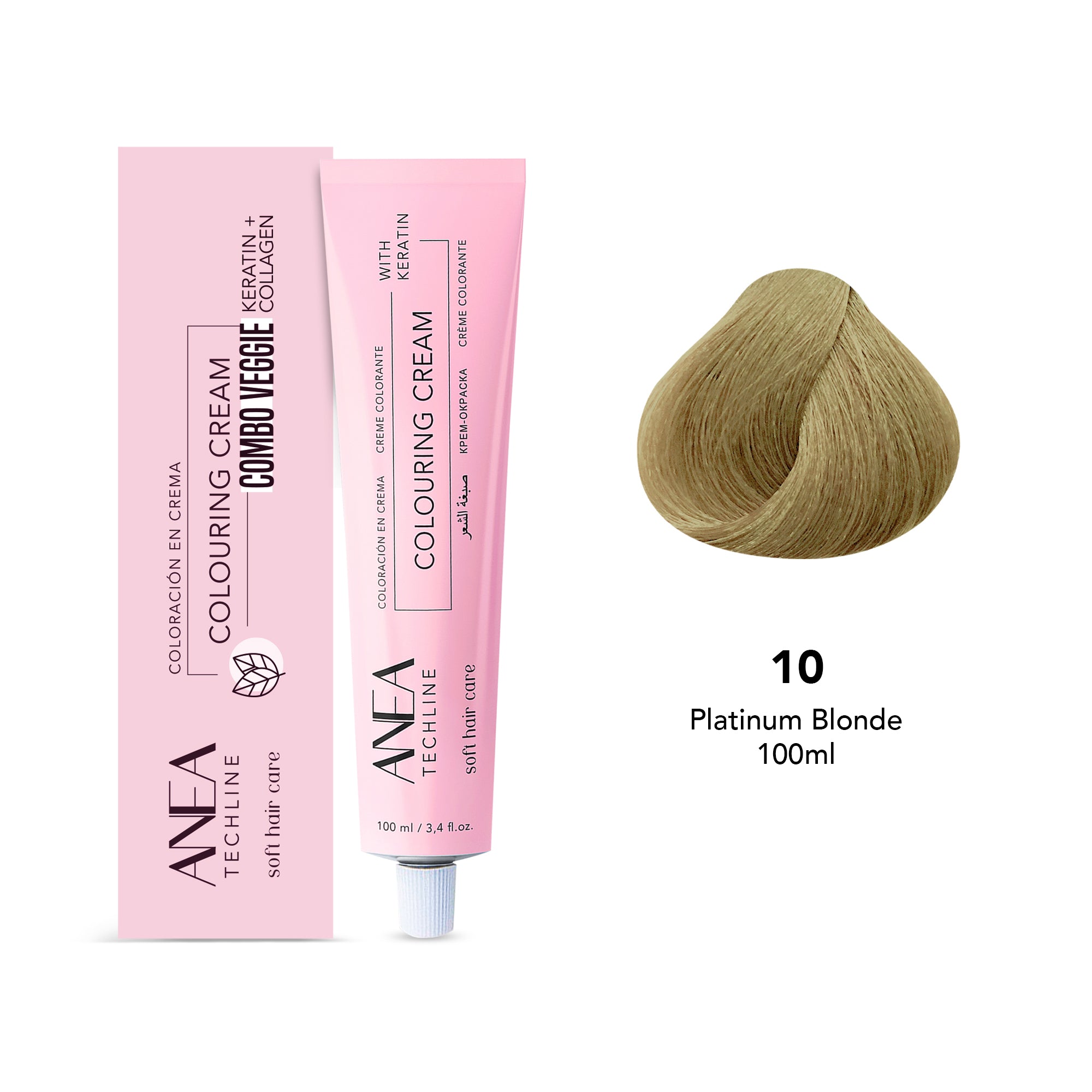 Anea Colouring Cream 10 Platinum Blonde 100ml – Dayjour