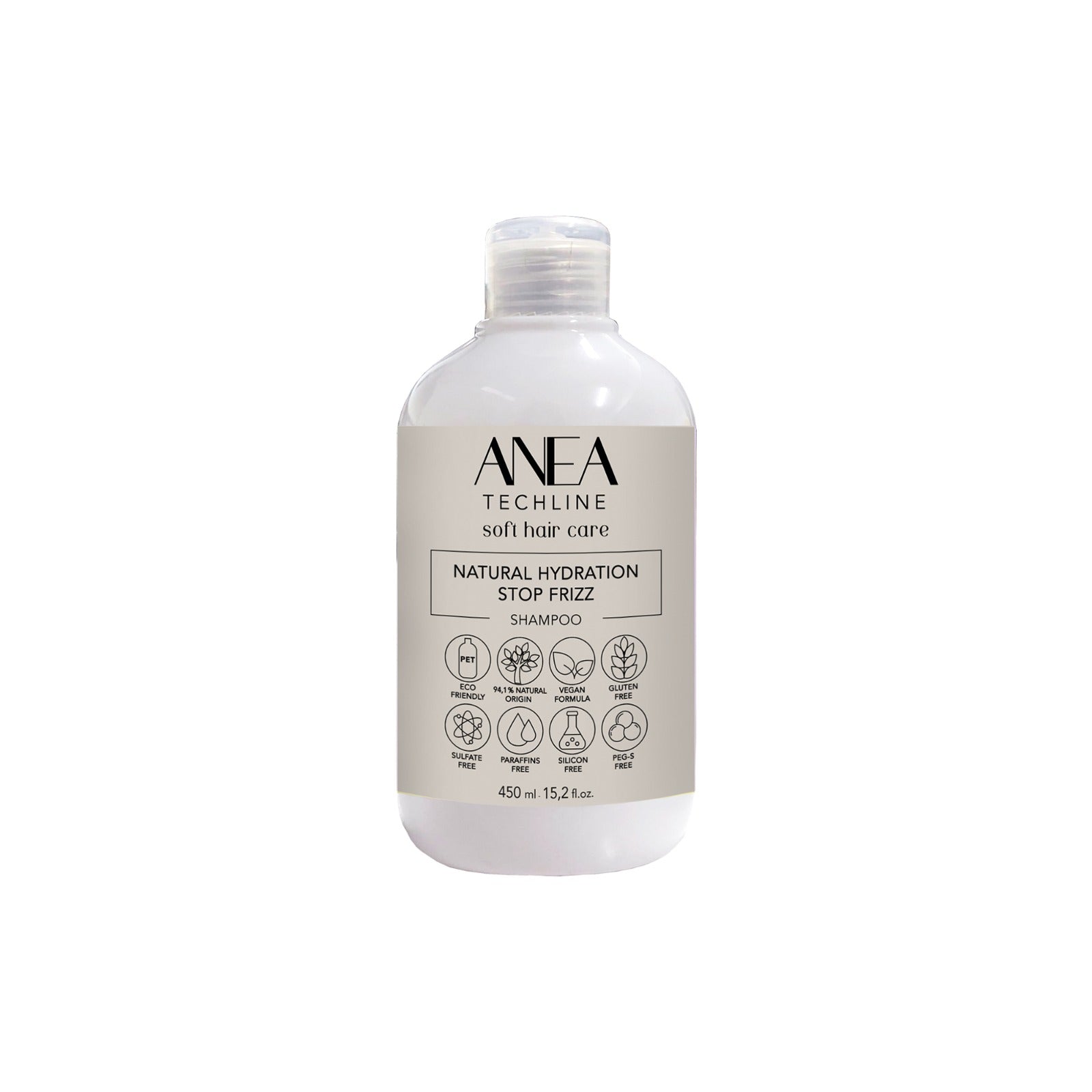 Anea Techline Natural Hydration Stop Frizz Shampoo 450 ml – Dayjour