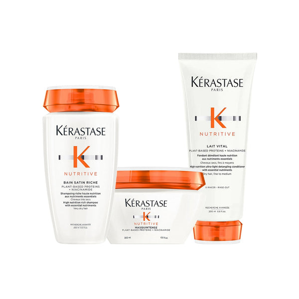 Kerastase Nutritive Shampoo, Conditioner & Mask Package | Nourishing ...