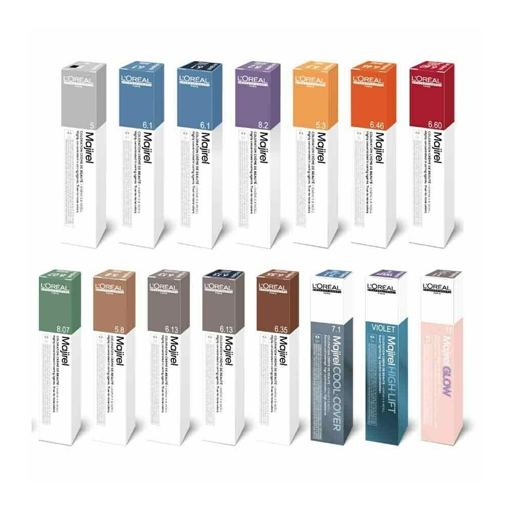 Loreal Professional Hair Color Majirel 60ml 7.44 Deep Copper Blonde ...