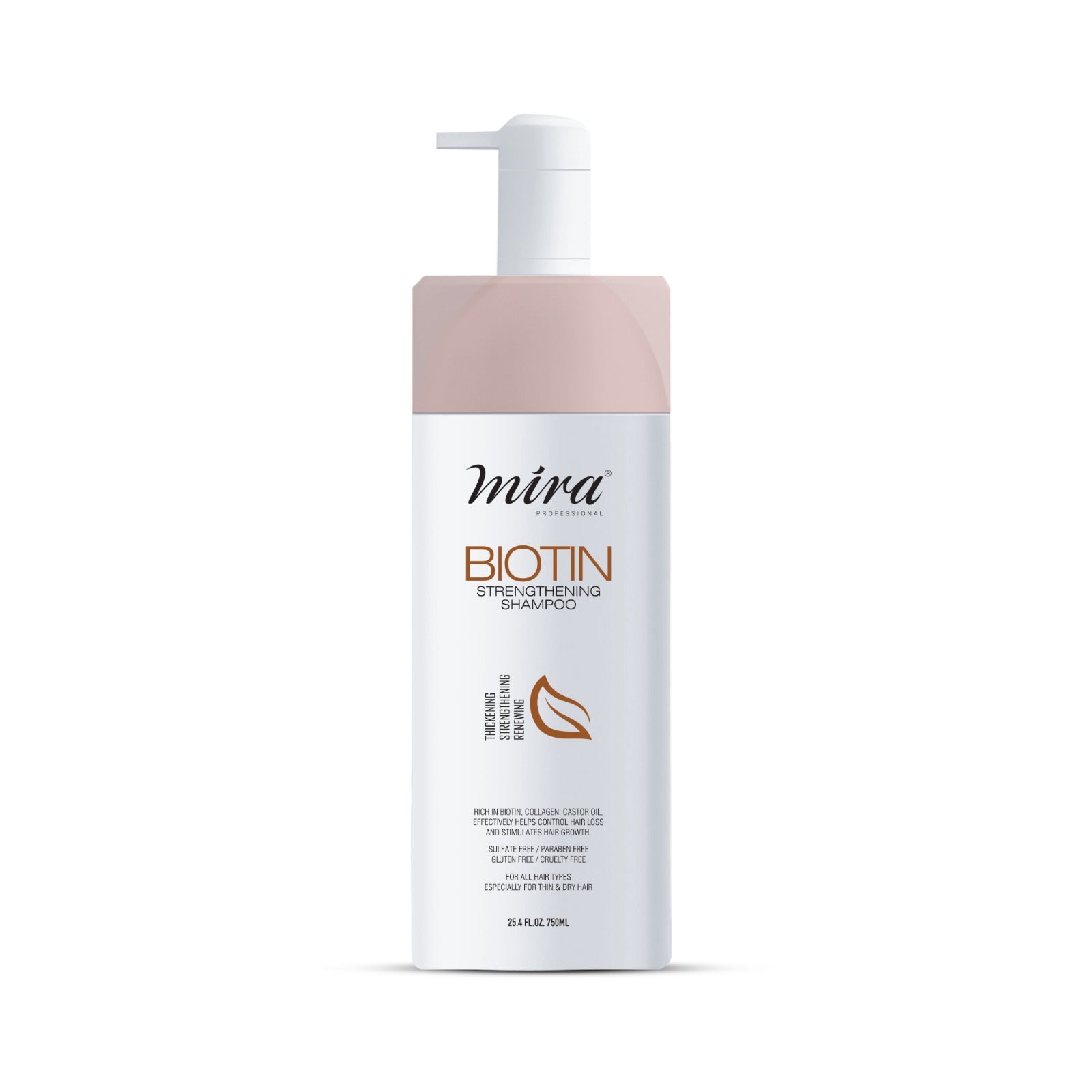 Mira Biotin Strengthening Shampoo 750ml - For Strong & Healthy Hair ...