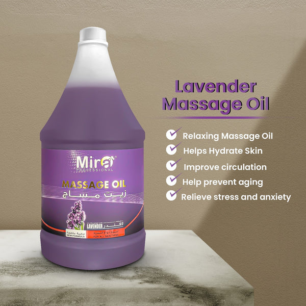 Buy Mira Massage oil lavender 3.78ltr For salon Use In UAE – Dayjour