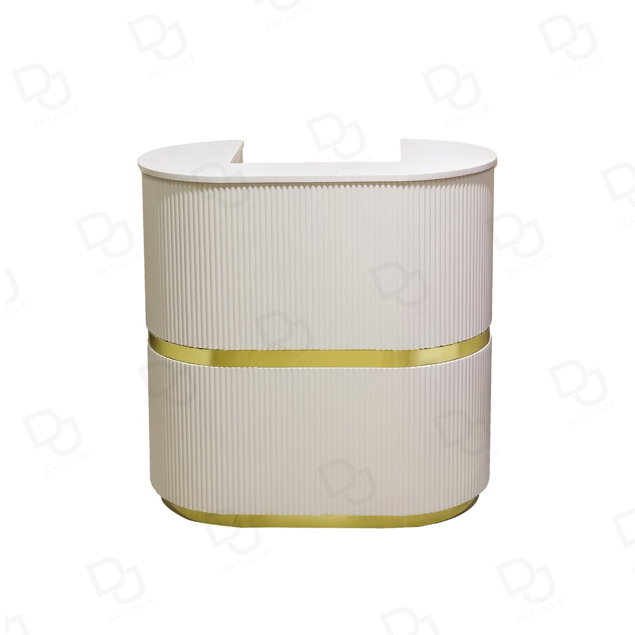Salon Reception Counter Desk Cream – Dayjour