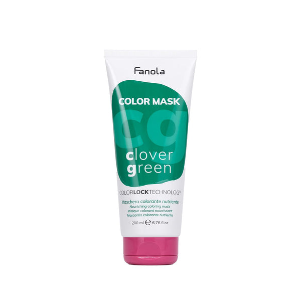 Fanola Color Mask Clover Green 200ml – Bold Temporary Green Hair Colou ...