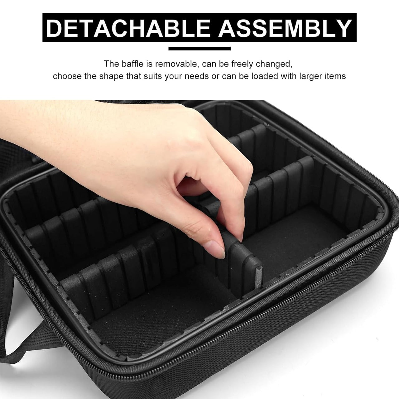Modern Barber Carrying Case – Portable Black Tool Organizer for Barber ...