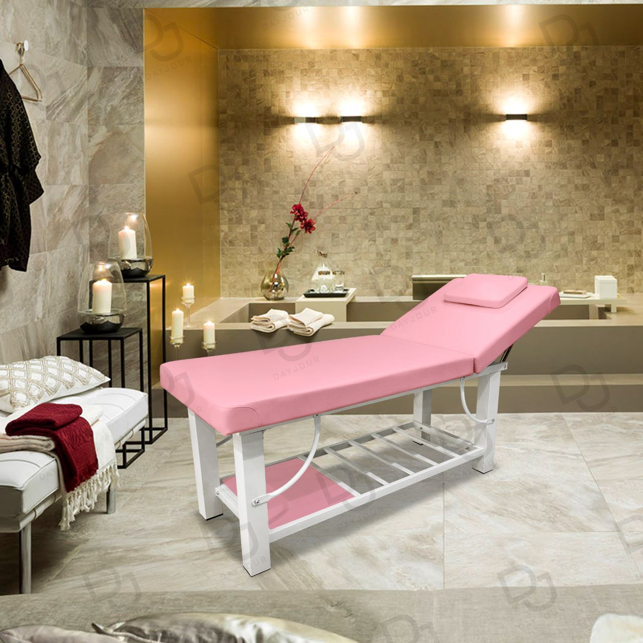Spa Massage Waxing Bed Pink – Dayjour