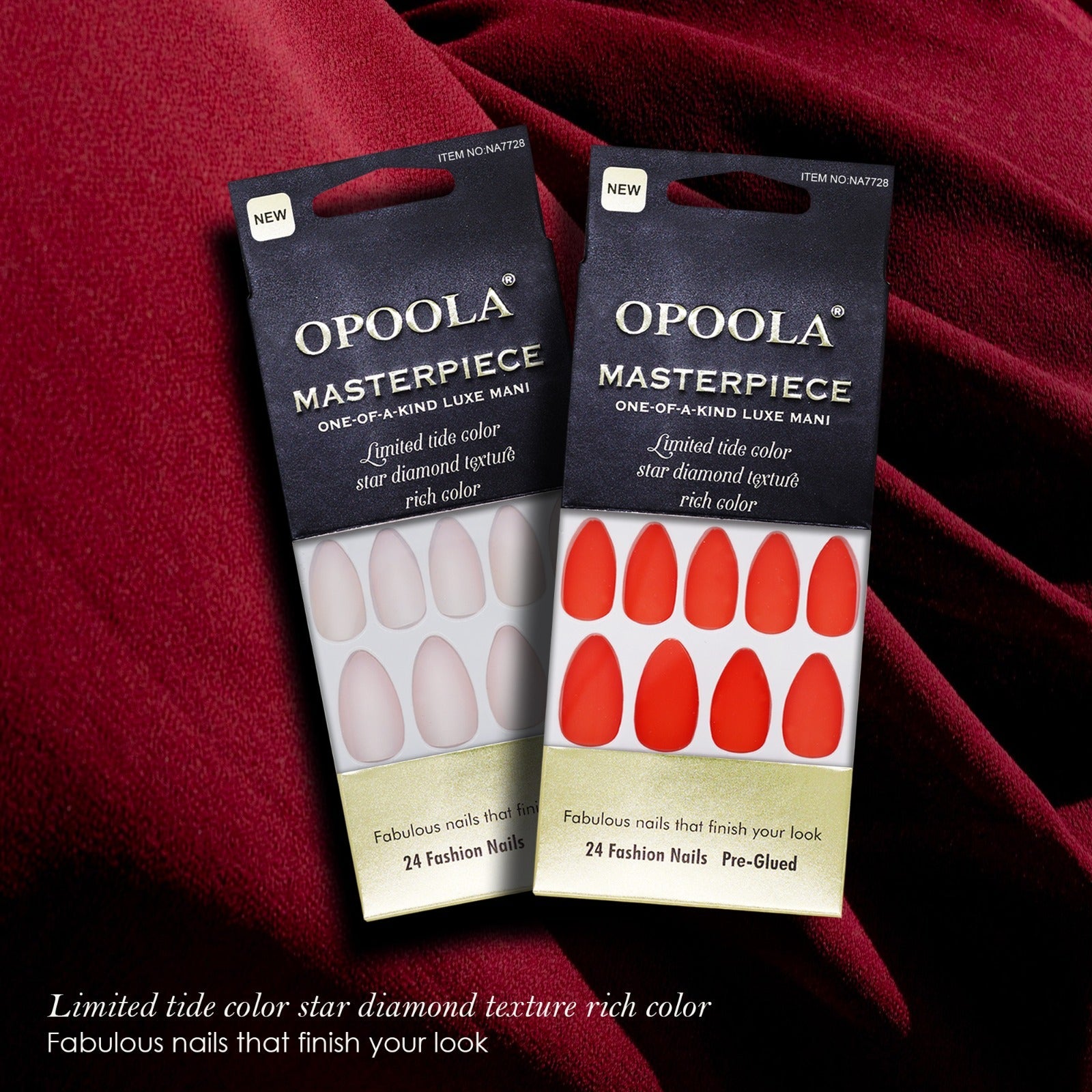 Opoola Pre Glued Fashion Nail Extension Nail Tips 24 Pieces – Dayjour